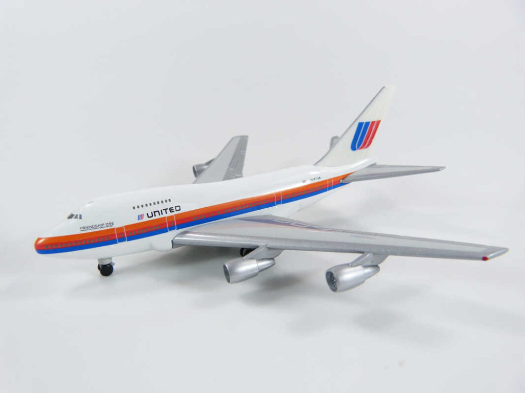 Boeing 747SP United Airlines "Friendship One" N147UA Herpa 511797 1:500 ...