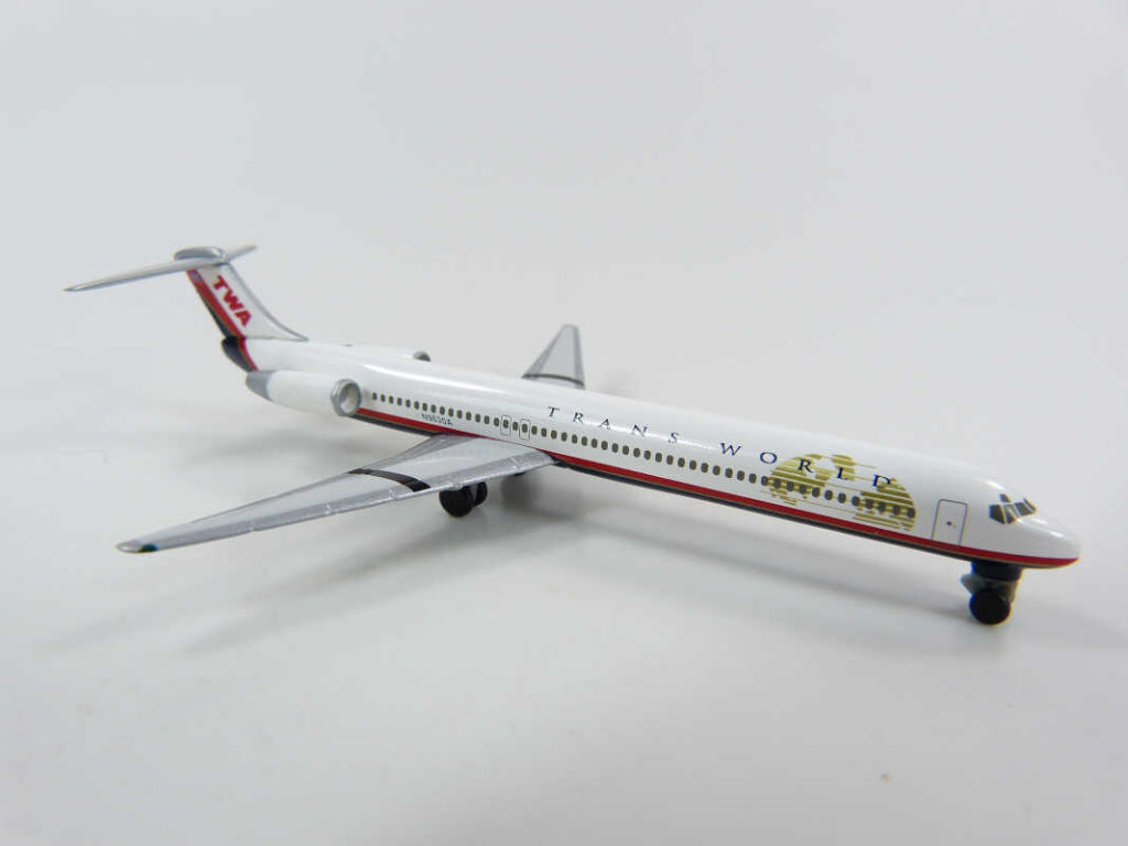 Boeing McDonnell Douglas MD-83 TWA Trans World Airlines N9630A Herpa 507464 1:500 - MW-Moba