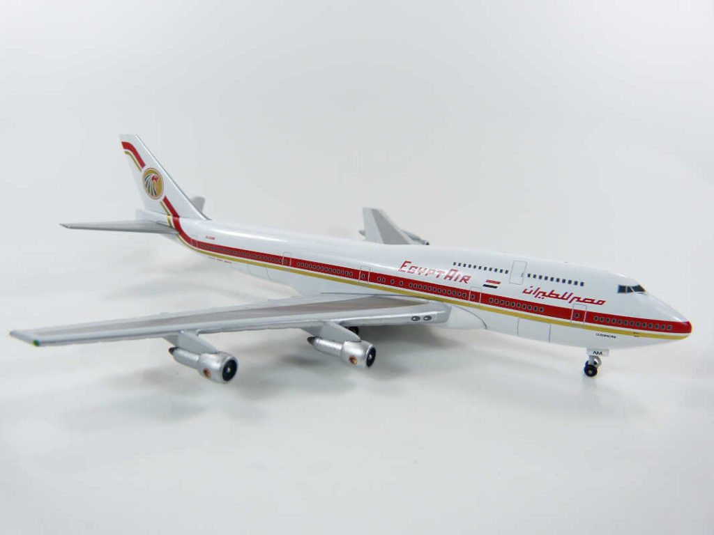 Boeing 747-300M Egyptair "Cleopatra" SU-GAM Herpa 527200 1:500 - MW-Moba
