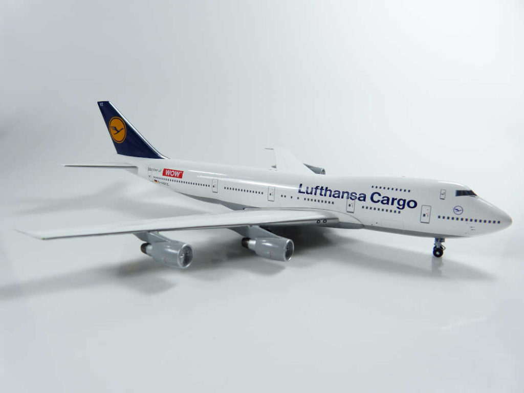 Boeing 747-200 Lufthansa Cargo "WOW" D-ABYZ Big Bird 1:400 - MW-Moba