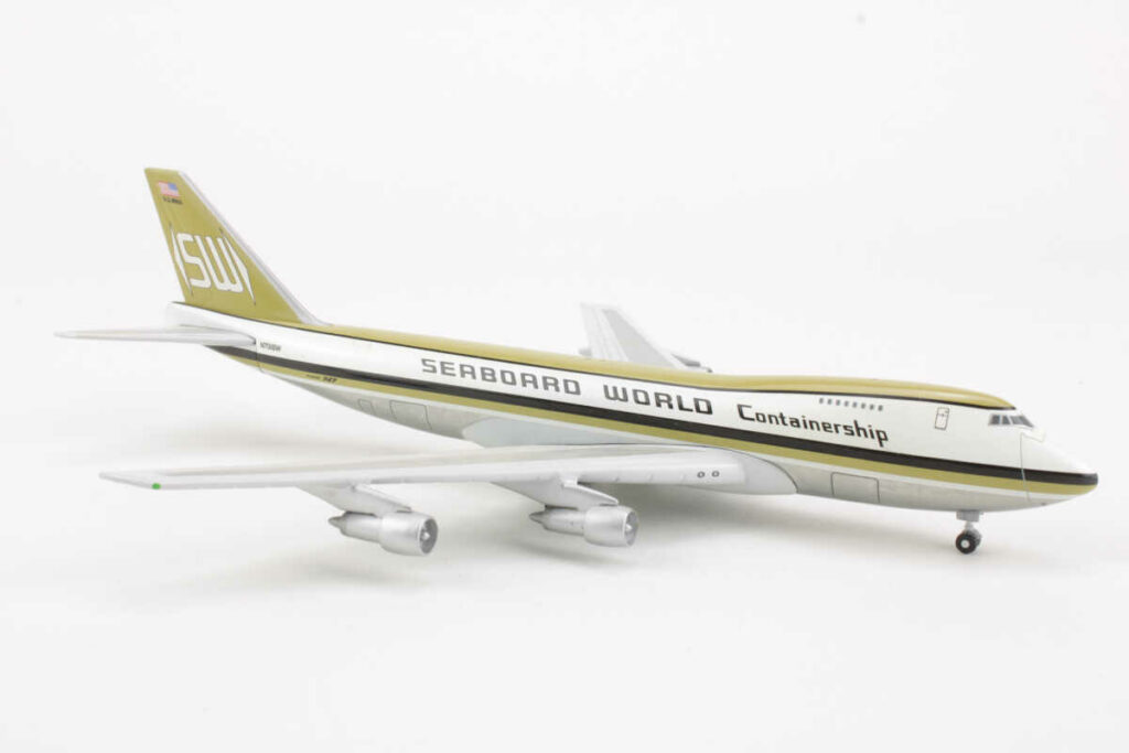 Boeing 747-200F Seaboard World N701SW Gemini Jets GJSBW078 1:400 - MW-Moba