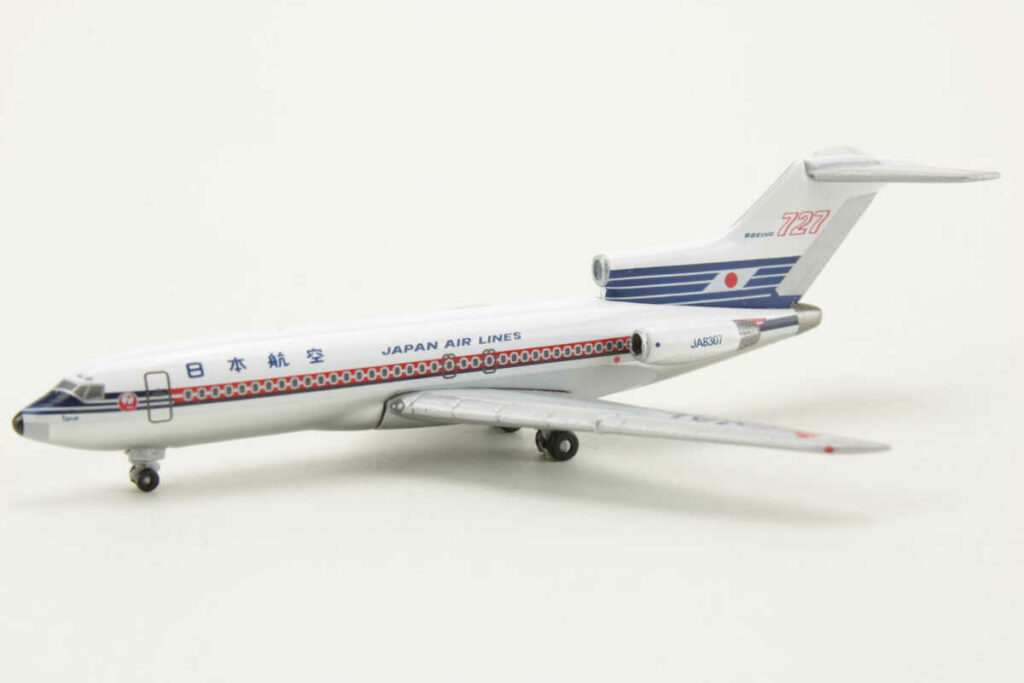 Boeing 727-100 JAL Japan Airlines "JAL 50th Anniversary" JA8307 ...
