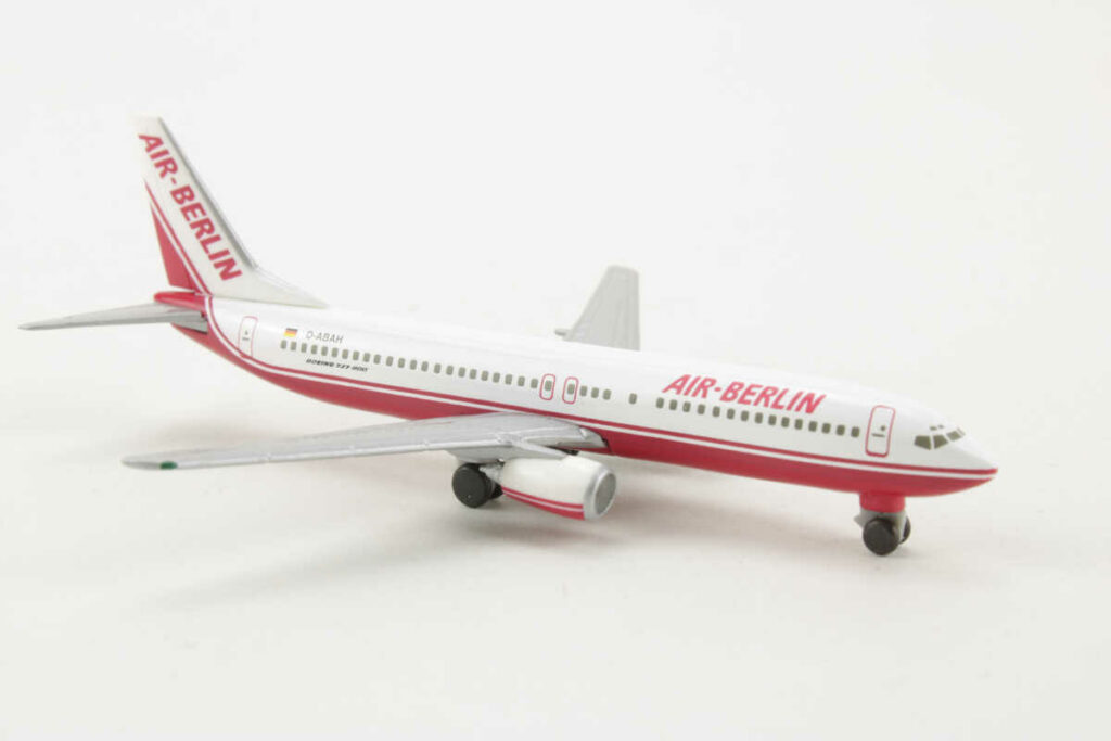 Boeing 737-800 Air Berlin D-ABAH new box design Herpa 511193 1:500 - MW ...