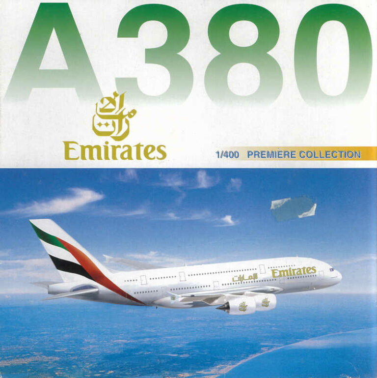 Airbus A380 Emirates Dragon Wings 55376 1:400 - MW-Moba