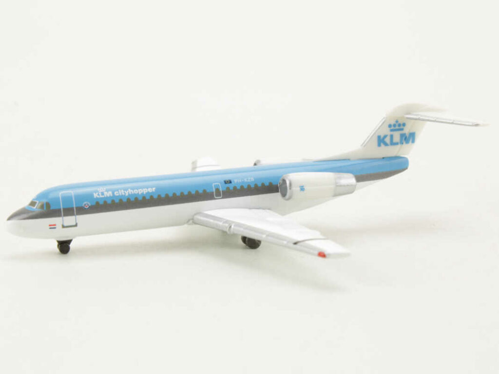 Fokker 70 KLM Royal Dutch Airlines PH-KZB Herpa 513166 1:500 - MW-Moba