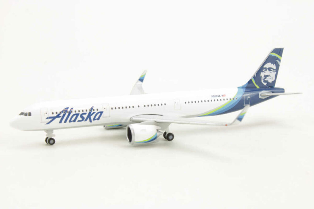 Airbus A321neo Alaska Airlines N928VA Herpa 531894 1:500 - MW-Moba