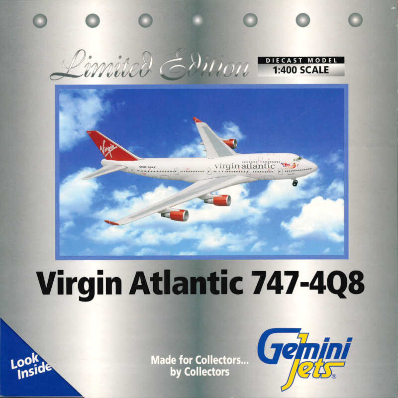 Boeing 747-4Q8 Virgin Atlantic G-VHOT Gemini Jets GJVIR002 1:400 - MW-Moba